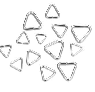TRIANGLE JUMP RINGS - APPROX 10 GRAMS – All About Beads